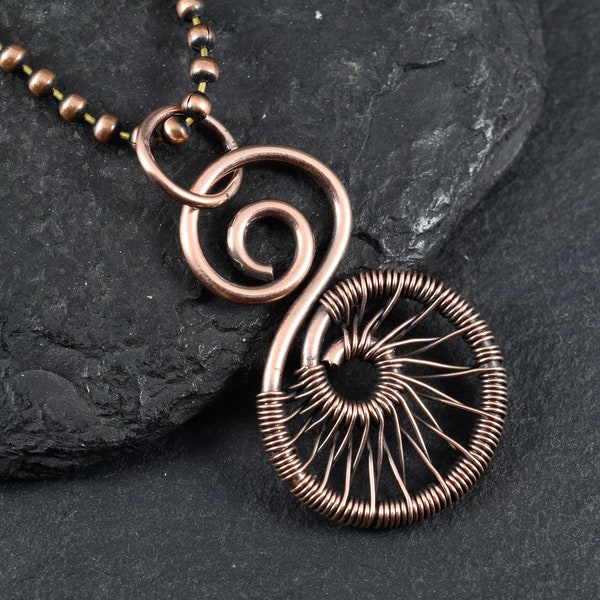 Spiral Necklace - Etsy
