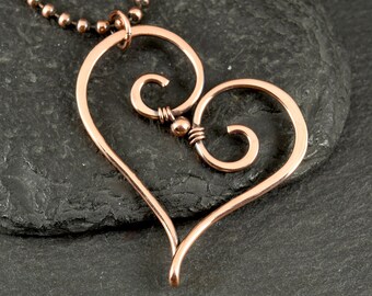Copper Wire Heart - Etsy