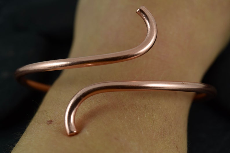 Raw Copper Wire Bangle Simple Minimalist Bangle Raw Copper - Etsy