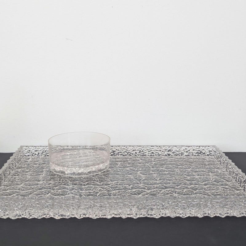 Vintage Lucite Acrylic Bowl - Etsy
