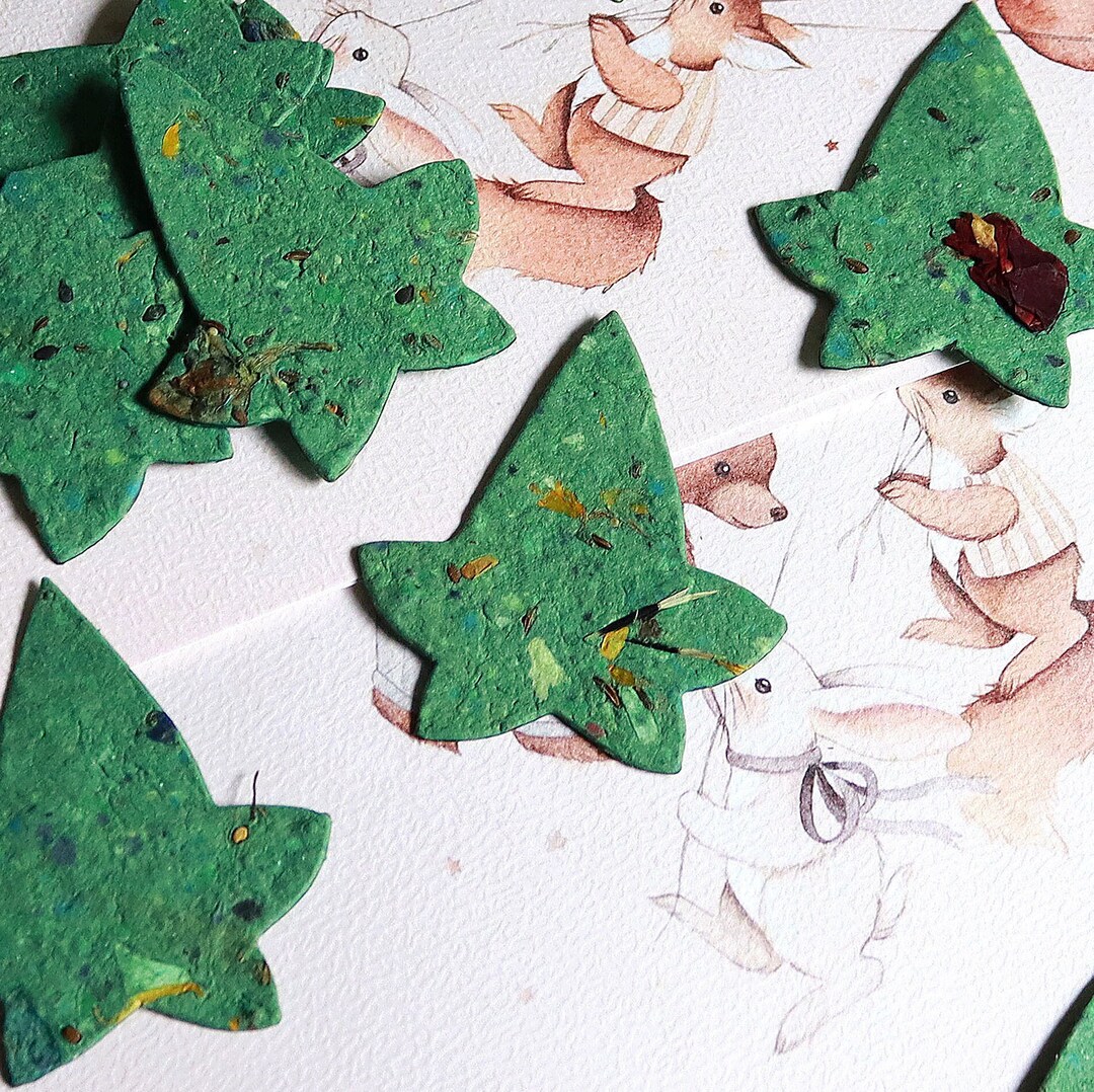 Plantable Seed Paper Ivy Leaf Favors: Wedding Decorations - Etsy