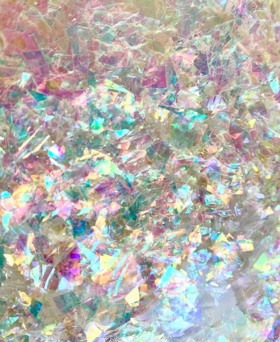 Holographic Mylar Flakes for Resin and Fantasy Makeup - Etsy