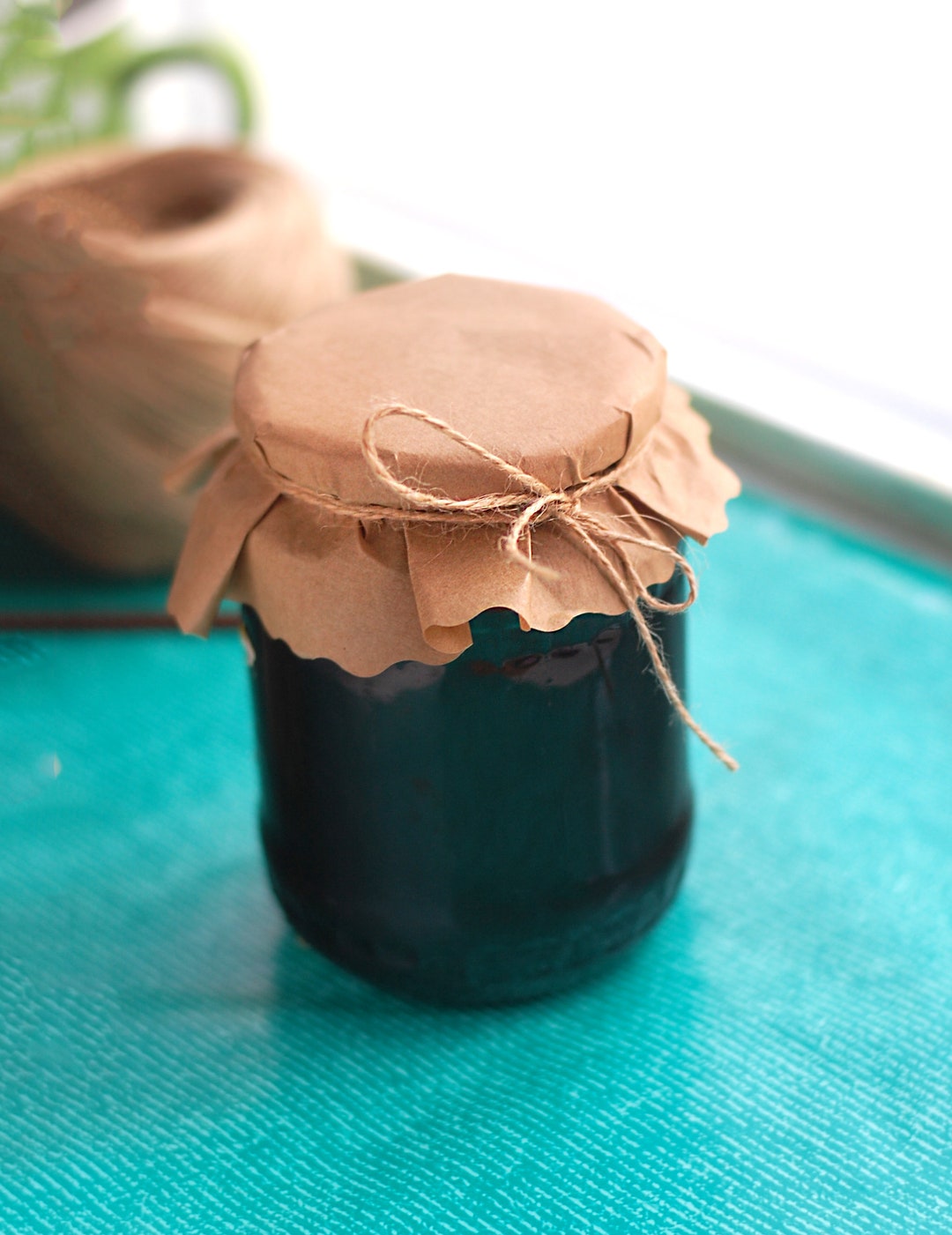 Jam Jar Lid Top Covers | Kraft Paper Jam Covers | Rustic Kraft Paper ...