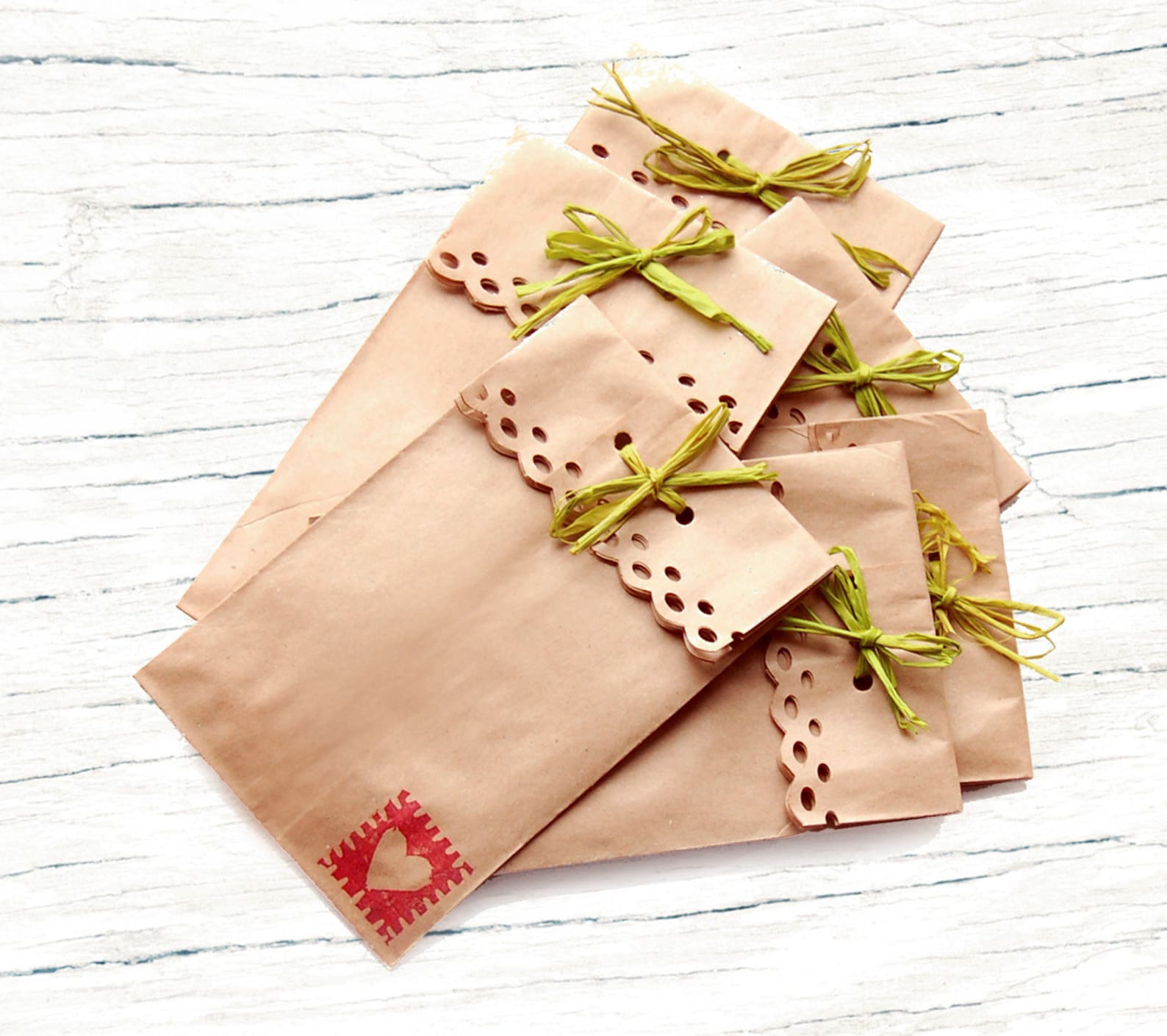 Shabby Chic Paper Gift Bags Merchandise Bag 20 Pcs Paper Bags With ...