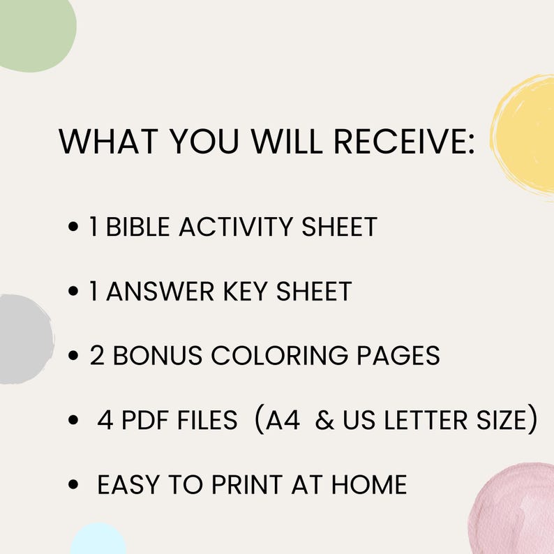Baptism of Jesus Worksheet for Kids | Bible Activity Placemat | Sunday ...
