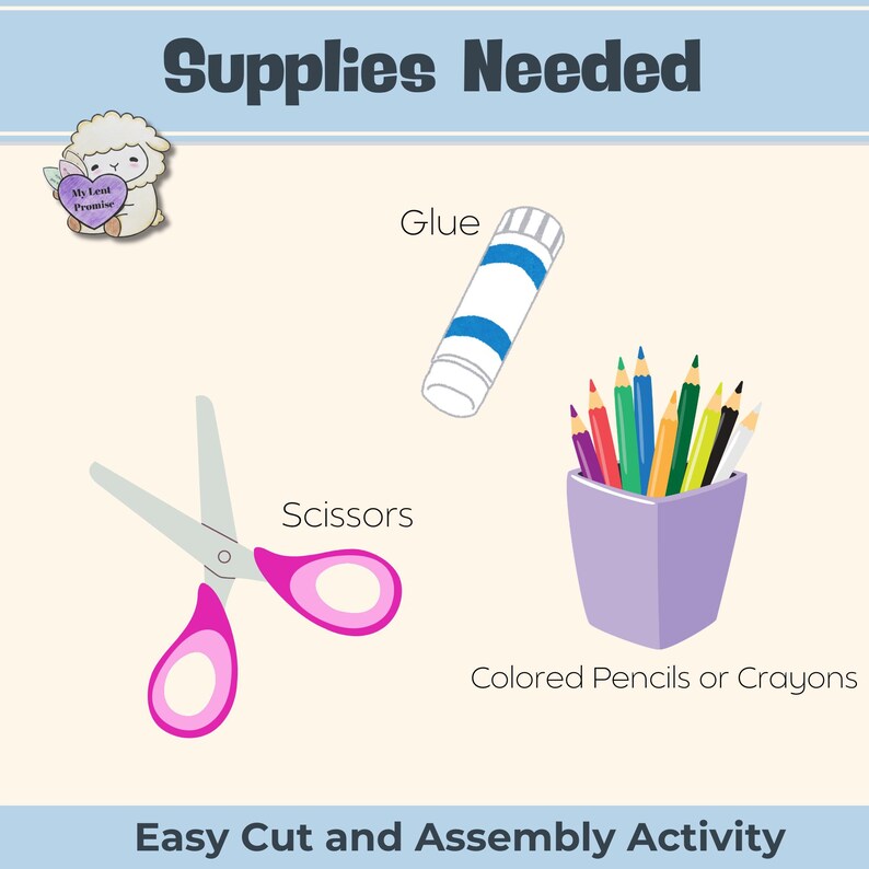 Lent Promise Pocket Craft for Kids | Sunday School, Holy Week Activity ...