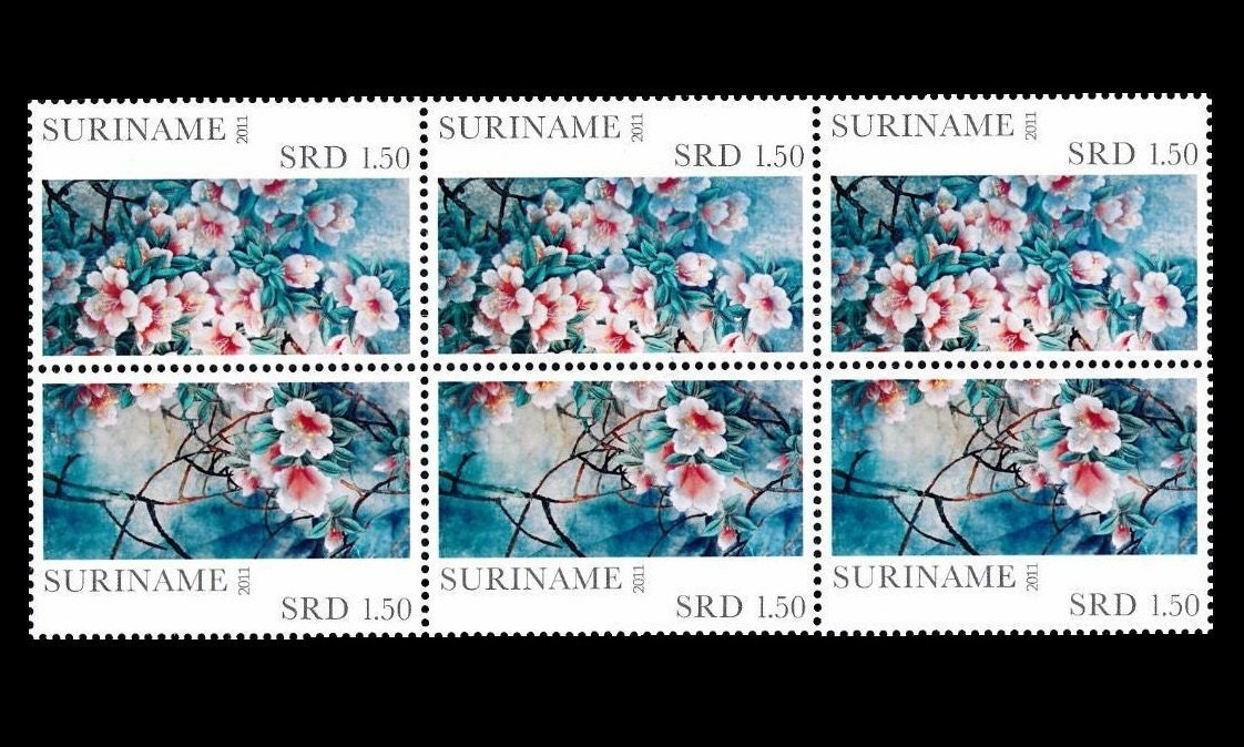 Exquisite Azalea Flower Stamp Sheet From Suriname / Gardener | Etsy ...