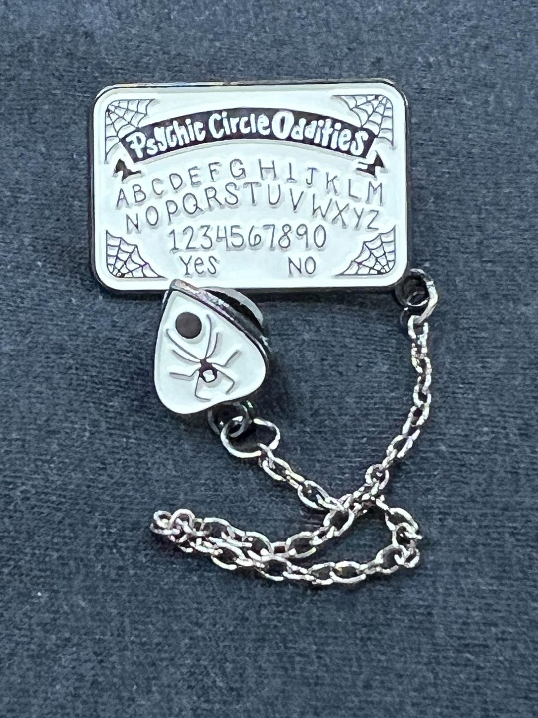 Ouija Board Enamel Pin - Psychic Circle Oddities - Etsy