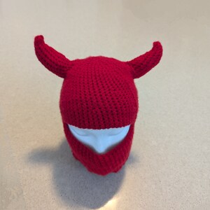 Doja Cat Inspired Crochet Devil Mask - Etsy