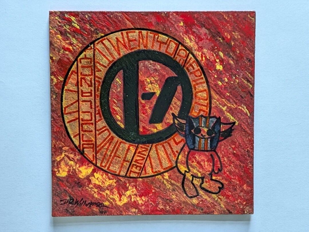 Fan Art Twenty One Pilots Inspired Original Painting - Etsy