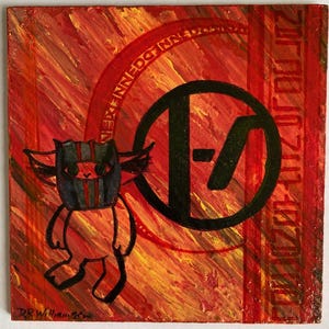 Fan Art Twenty One Pilots Inspired Original Painting - Etsy