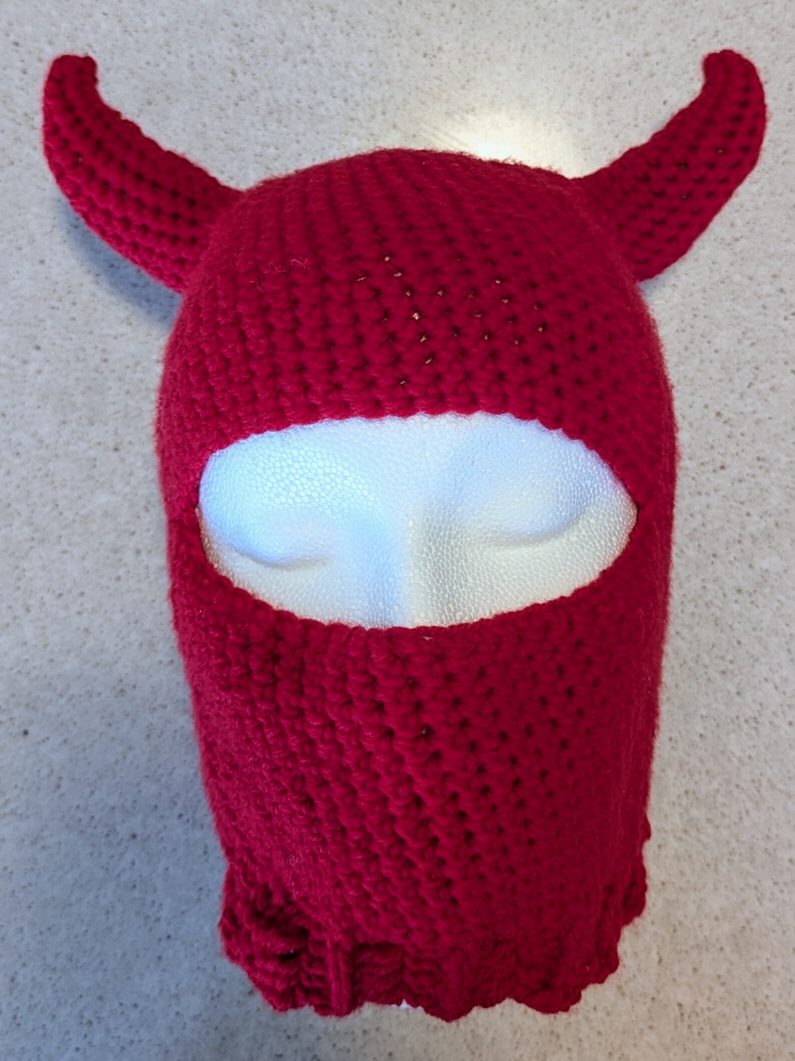 Doja Cat Inspired Crochet Devil Mask - Etsy