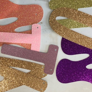 Birthday Number 14 Glitter Confetti Shapes - Glitter Party Table ...