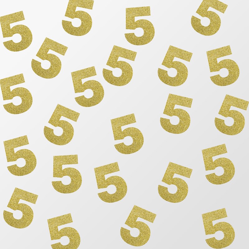 Glitter Table Number - Etsy