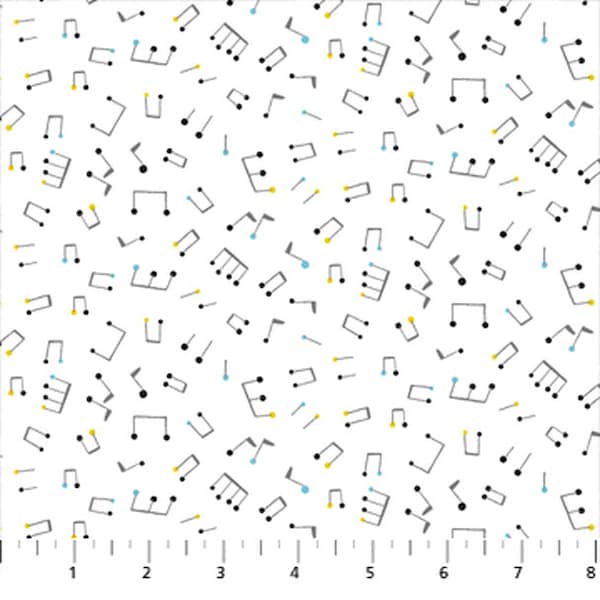 Musical Notes Fabric - Etsy