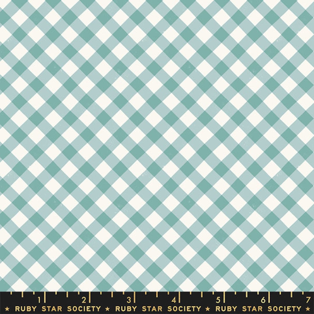 Polar Light Blue Check Plaid Fabric, Gingham Checkered Plaid Fabric ...