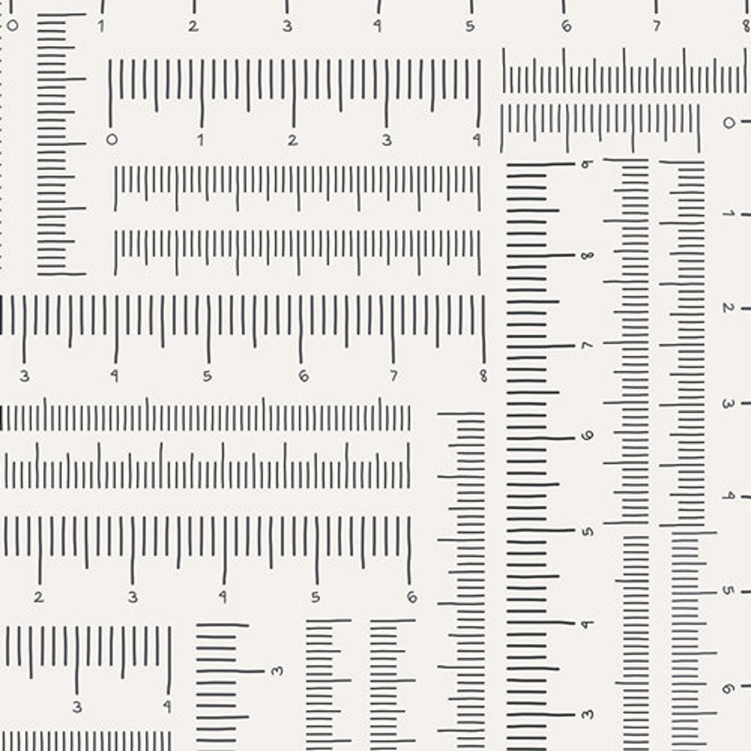 Ruler Measure Fabric Sewing Crafter Measurement Quilt Cotton Sold by ...