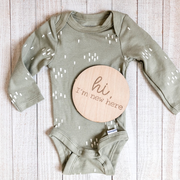 Wood Baby Sign - Etsy