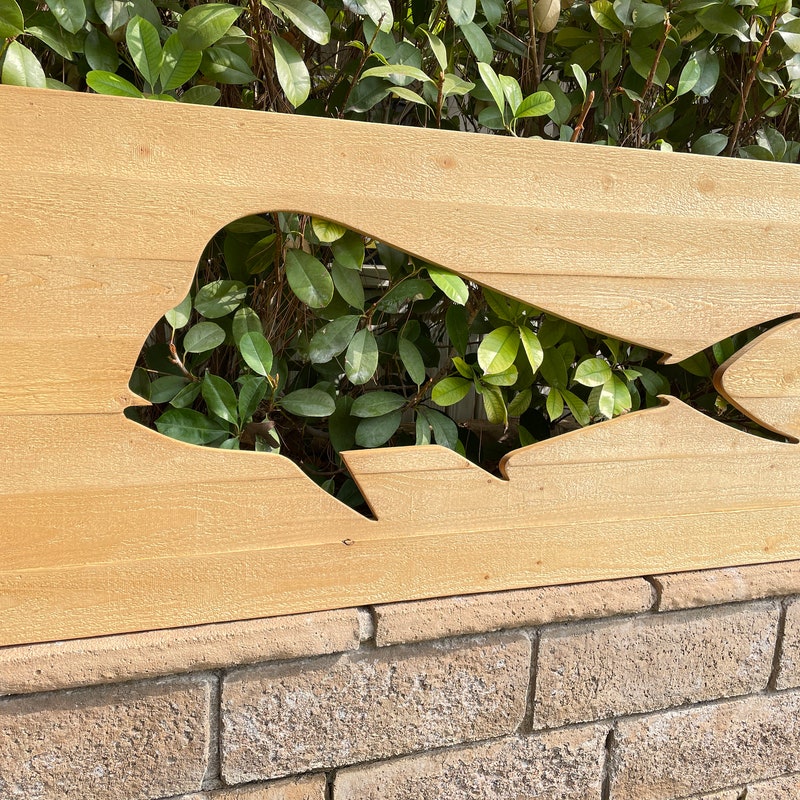Wooden Fish Wall Art - Etsy