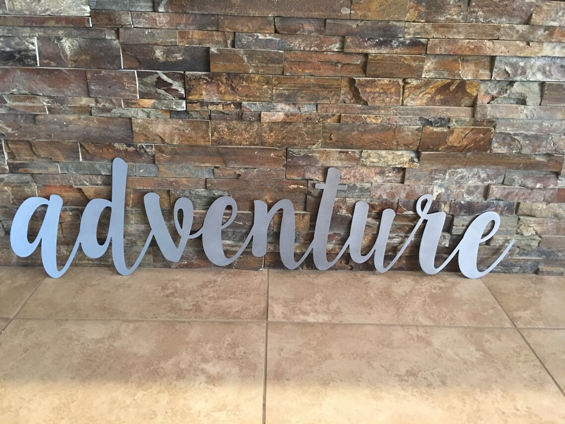 Adventure Wooden CNC Cut-Out Wall Art | Etsy