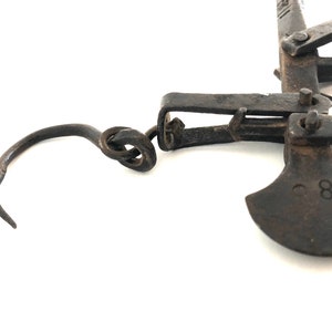 Primitive Blacksmith Forged Steelyard Beam Scale or Balance - Etsy
