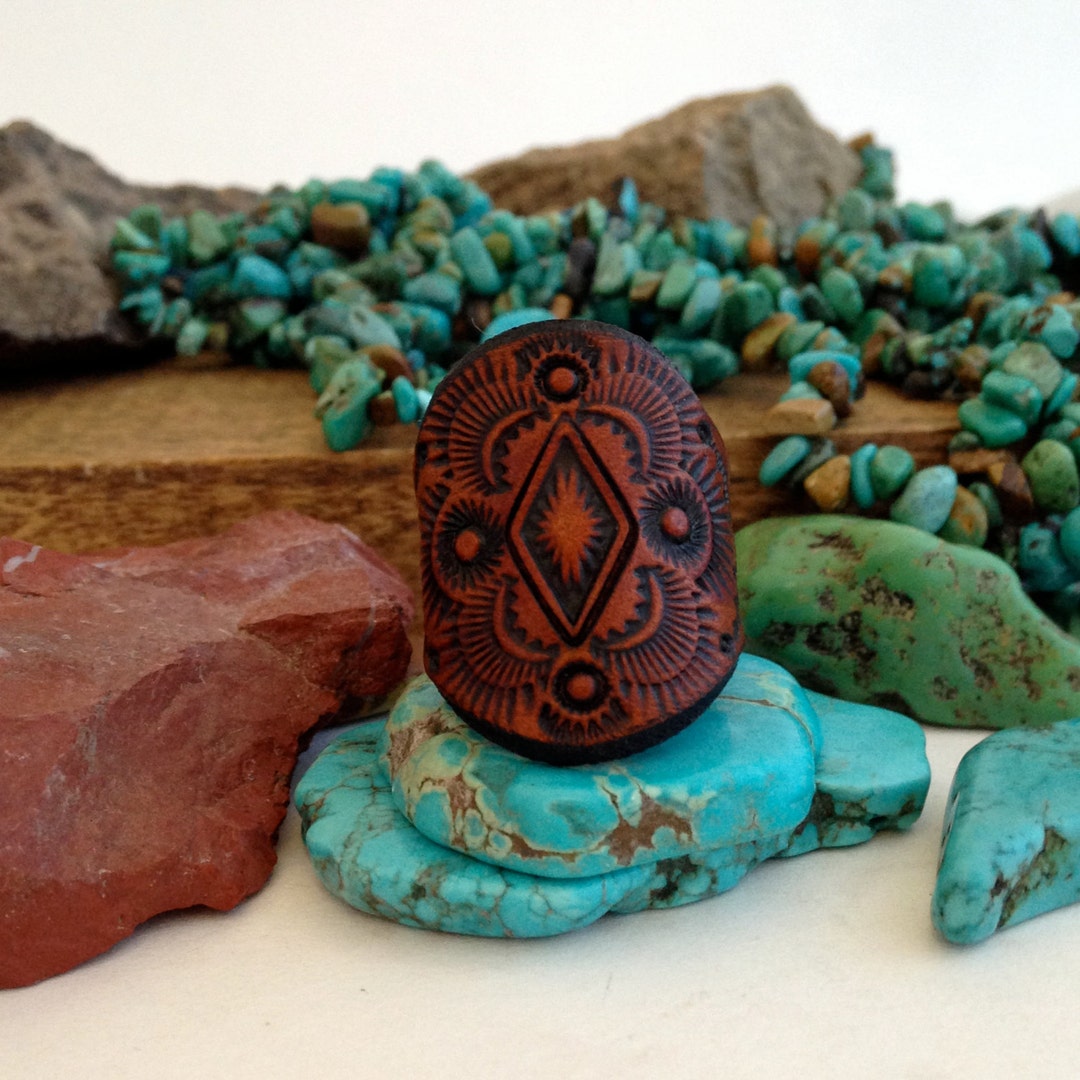 Four Point Diamond Concho Design - Etsy