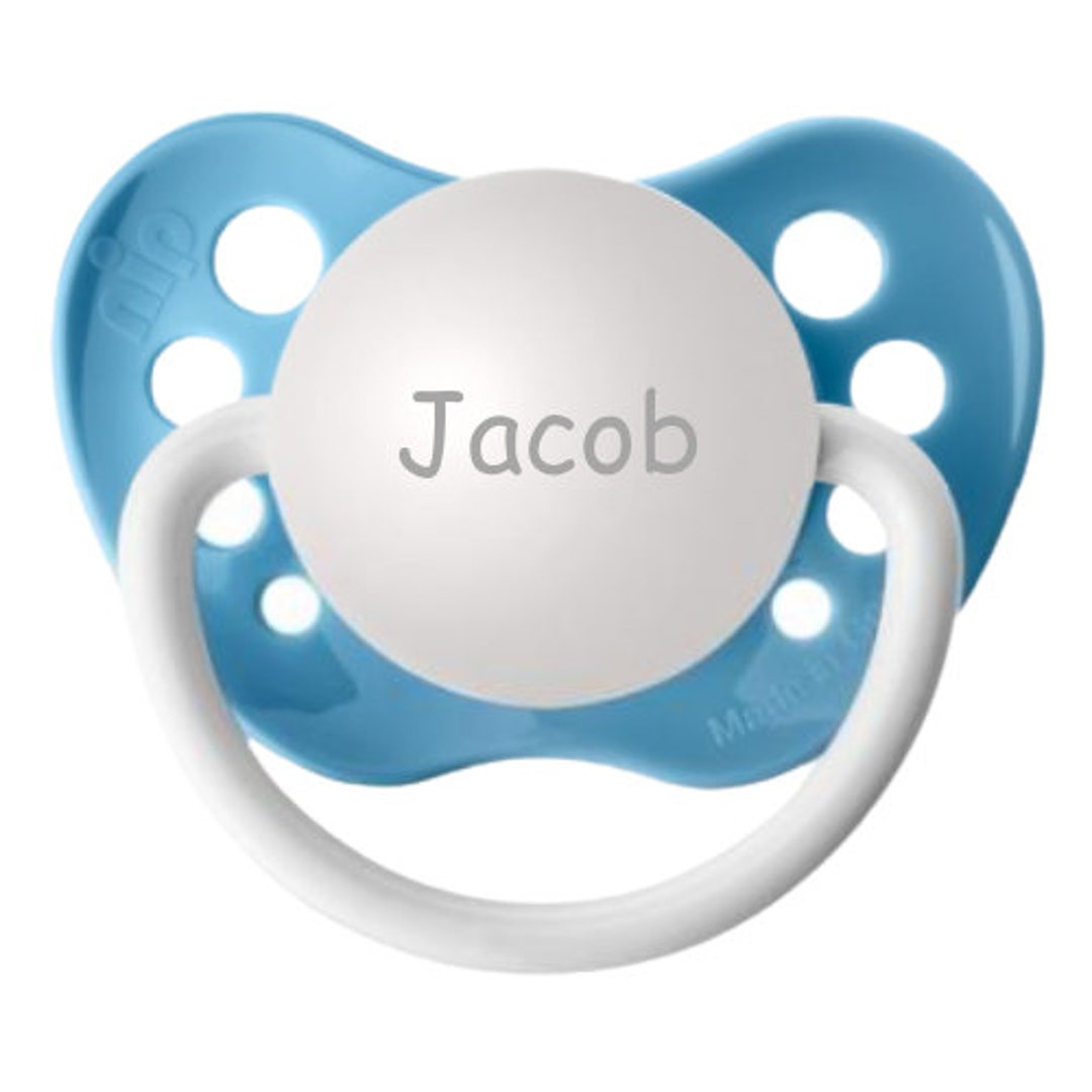 Newborn Baby Boy Soother Personalized Baby Binky Silicone Pacifier for ...