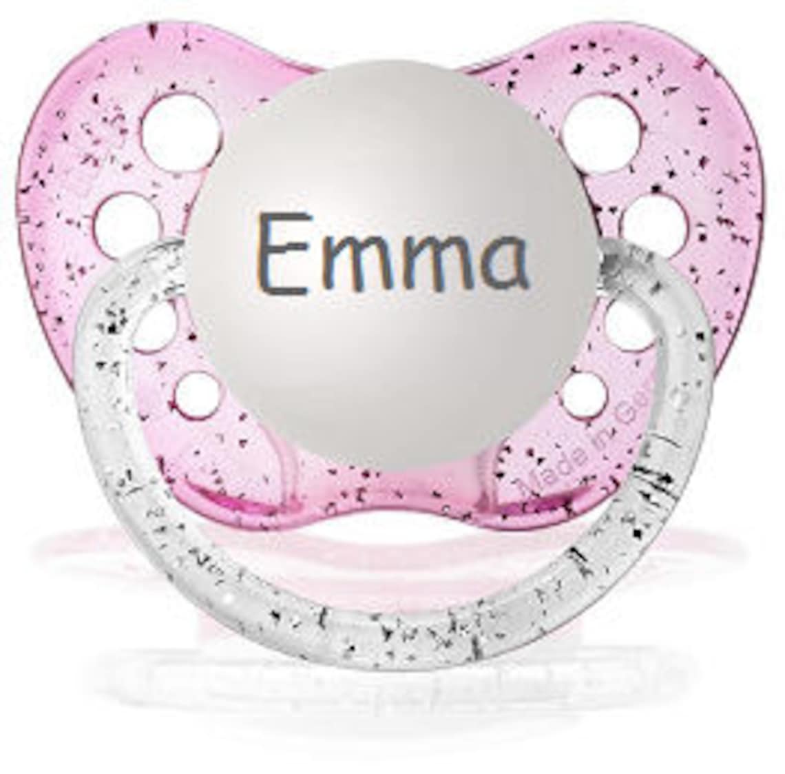 Custom Silicone Baby Pacifier Pink Baby Girl Pacifier Newborn | Etsy