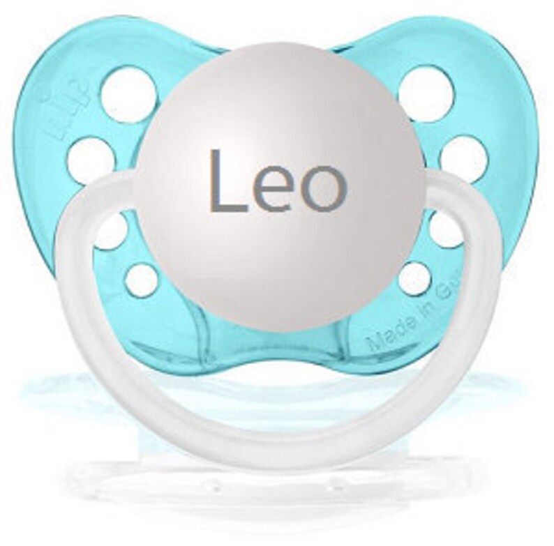 Customized Boy Binky Leo Pacifier Little Boy Pacifier - Etsy