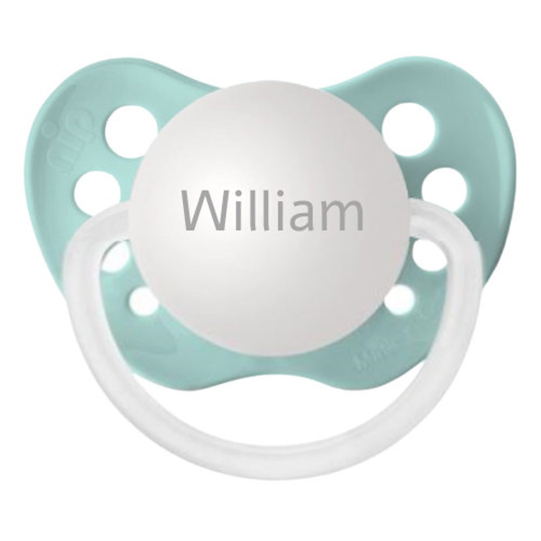 William Personalized Pacifier Boy Custom Dummy Newborn Baby Boy Binky ...