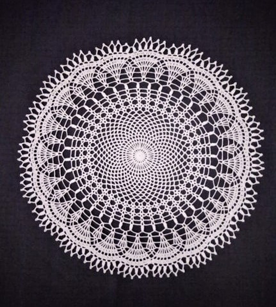 Large Doily Crochet Doily White Doily Lace Round Doily - Etsy
