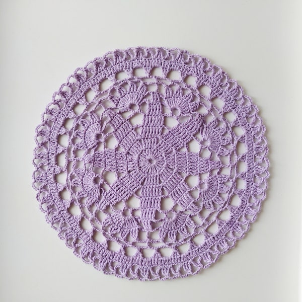 Purple Doily - Etsy
