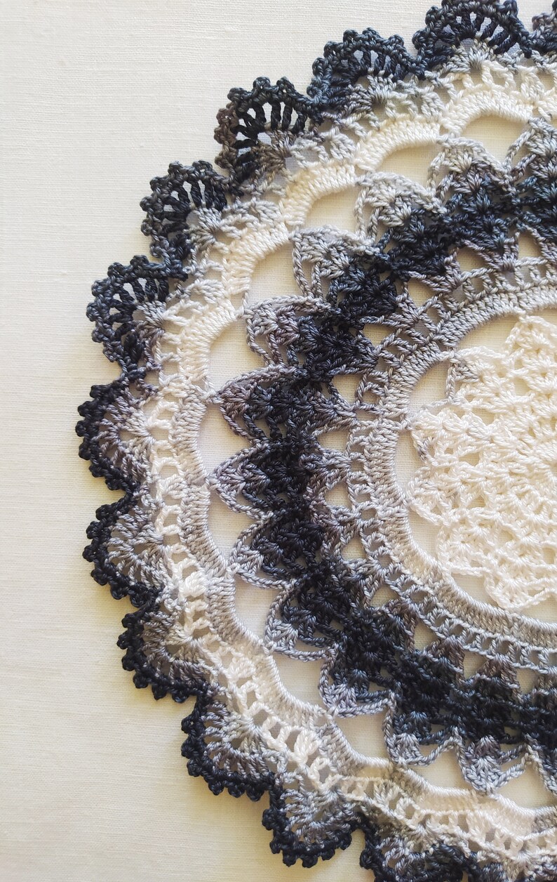 Small Crochet Doily Round Doily Lace Doily Cotton Doily | Etsy
