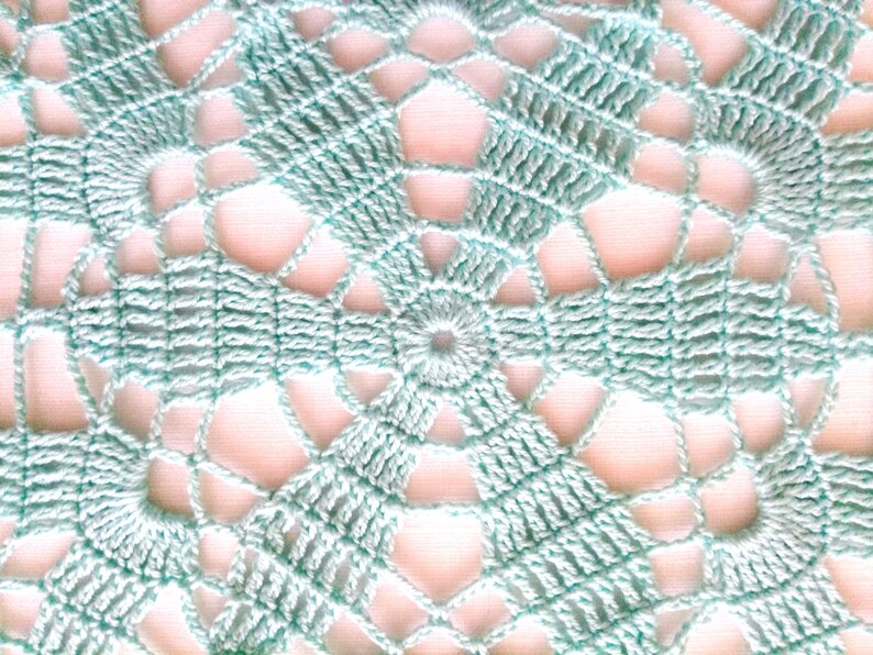 Large Aqua Crochet Doily Aqua Round Lace Doily Flower Doily | Etsy Large Aqua Crochet Doily Aqua Round Lace Doily Flower Doily | Etsy
