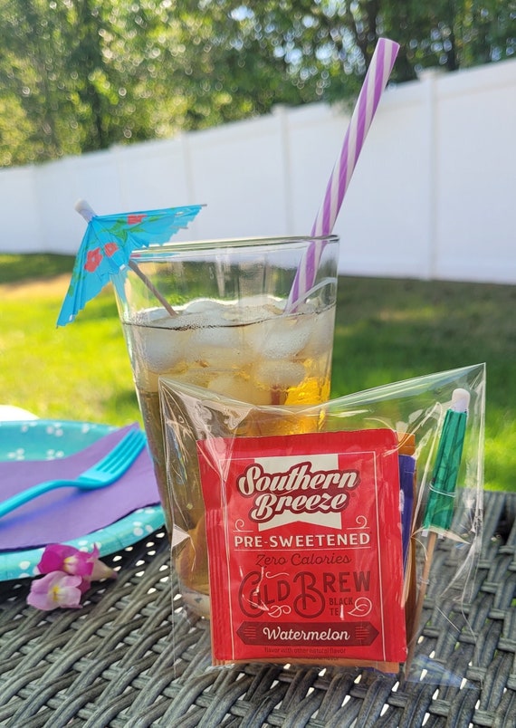 10 Ct Party Favor Pack 4 Pks Cold Brew Sweet Tea Summertime - Etsy