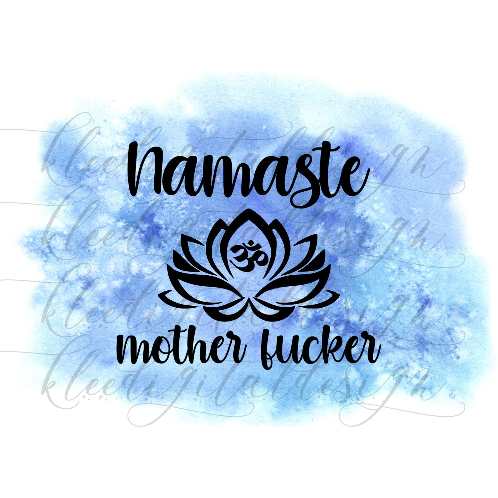 Digital Download Namaste Motherfucker Printable Wall Art - Etsy