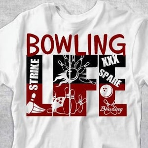BOWLING LIFE File- Svg,png,jpg Cutting File - Etsy