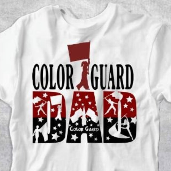 Color Guard Dad Svg - Etsy