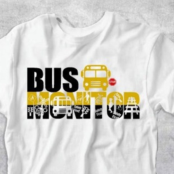 Bus Monitor Shirt - Etsy