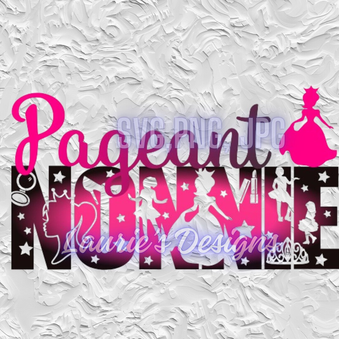 PAGEANT NONNIE Stars File- Svg,png,jpg Cutting File - Etsy