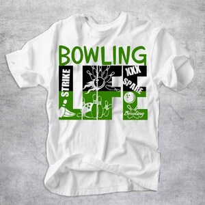 BOWLING LIFE File- Svg,png,jpg Cutting File - Etsy