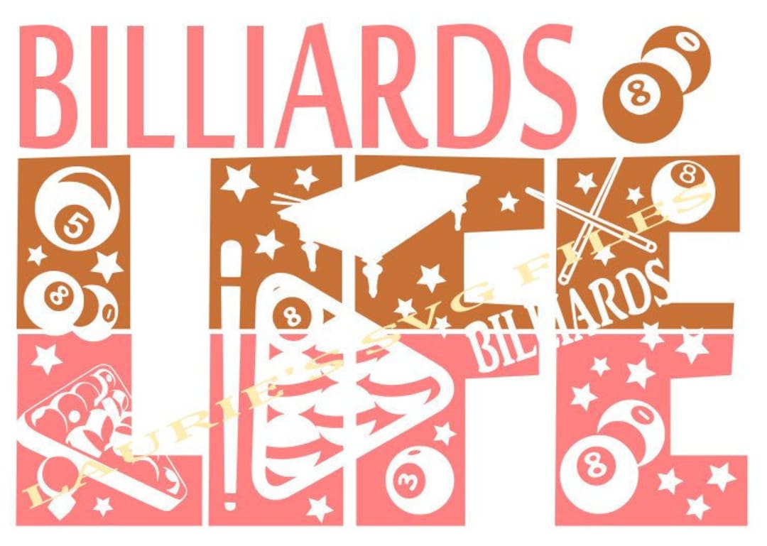 Billiards Life File 2- Svg,png,jpg - Etsy