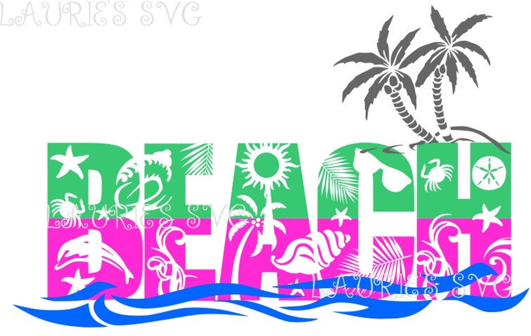 BEACH File Svg,png,jpg - Etsy