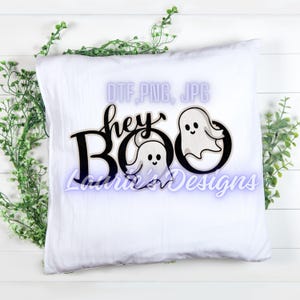 Halloween Ghost Hey Boo DTF,PNG, Sublimation Design,png,jpg - Etsy