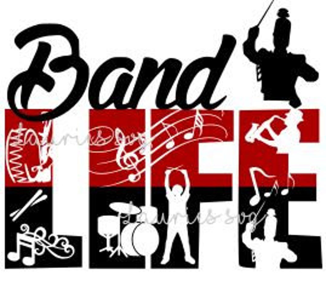 Band Life File- Svg,png,jpg and Silhouette - Etsy