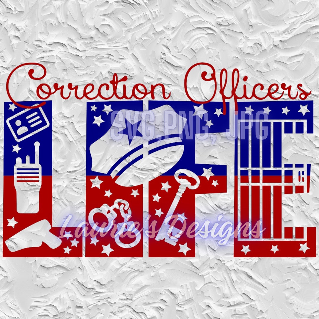 Correction Officers Life File- Svg,png,jpg Sublimation Design - Etsy