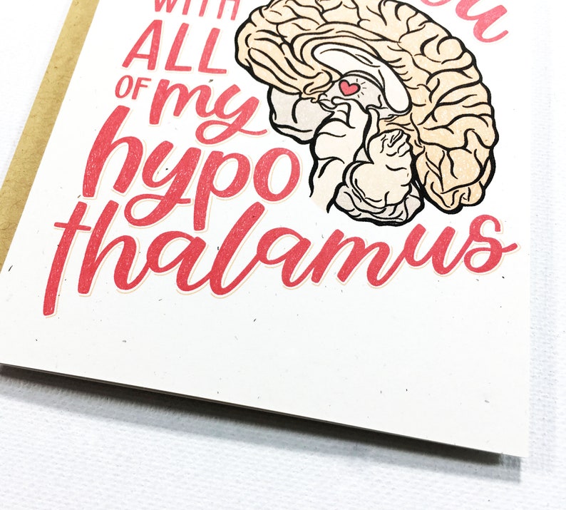 Funny Anniversary Card Brain Anniversary I Love You With | Etsy