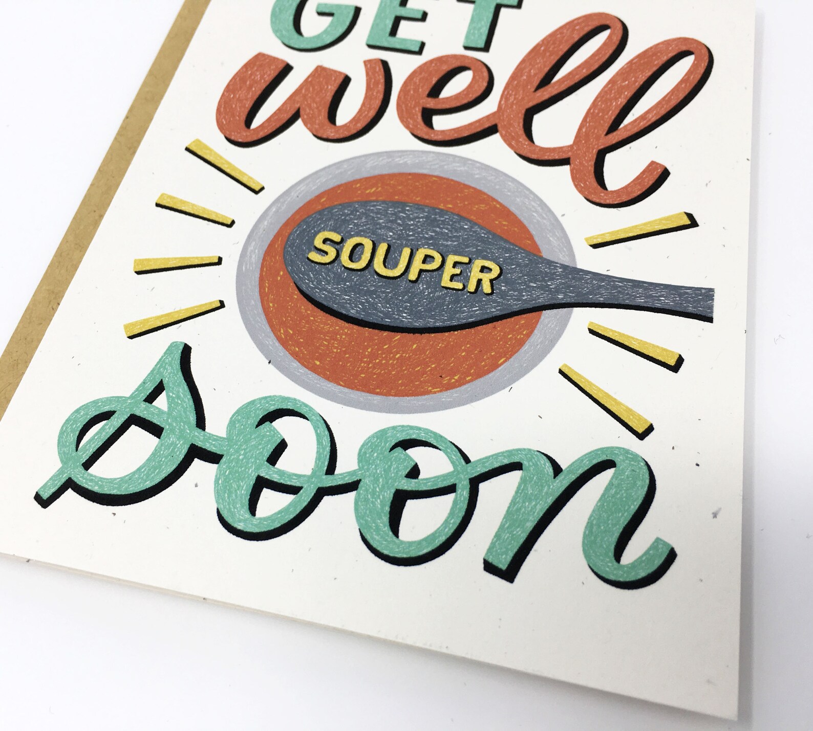 Funny Get Well Card Soup Card Get Well Pun Get Well Soon - Etsy