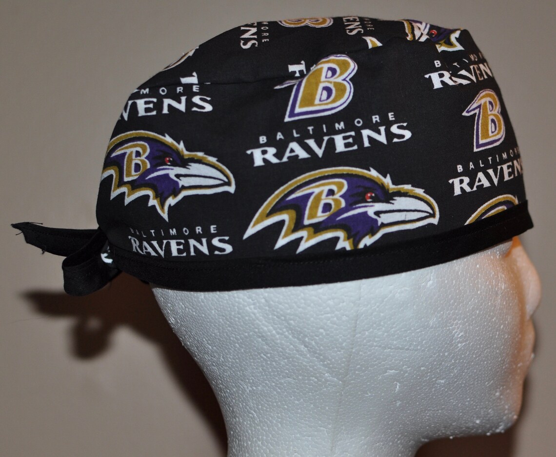 NFL Baltimore Ravens - Men's Scrub Cap Hat - One Size Fits Most - Etsy