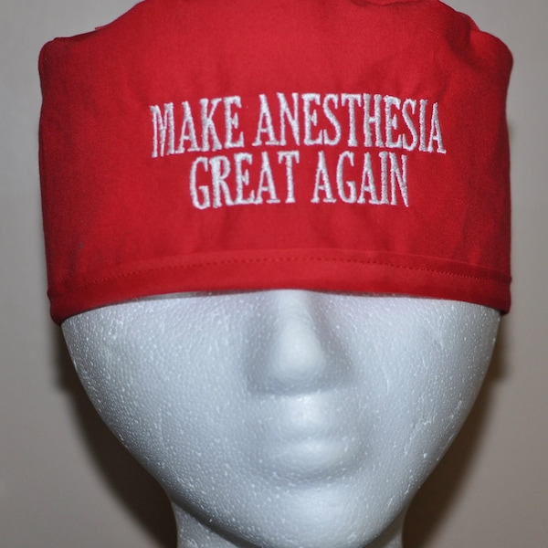 Anesthesia Scrub Cap - Etsy